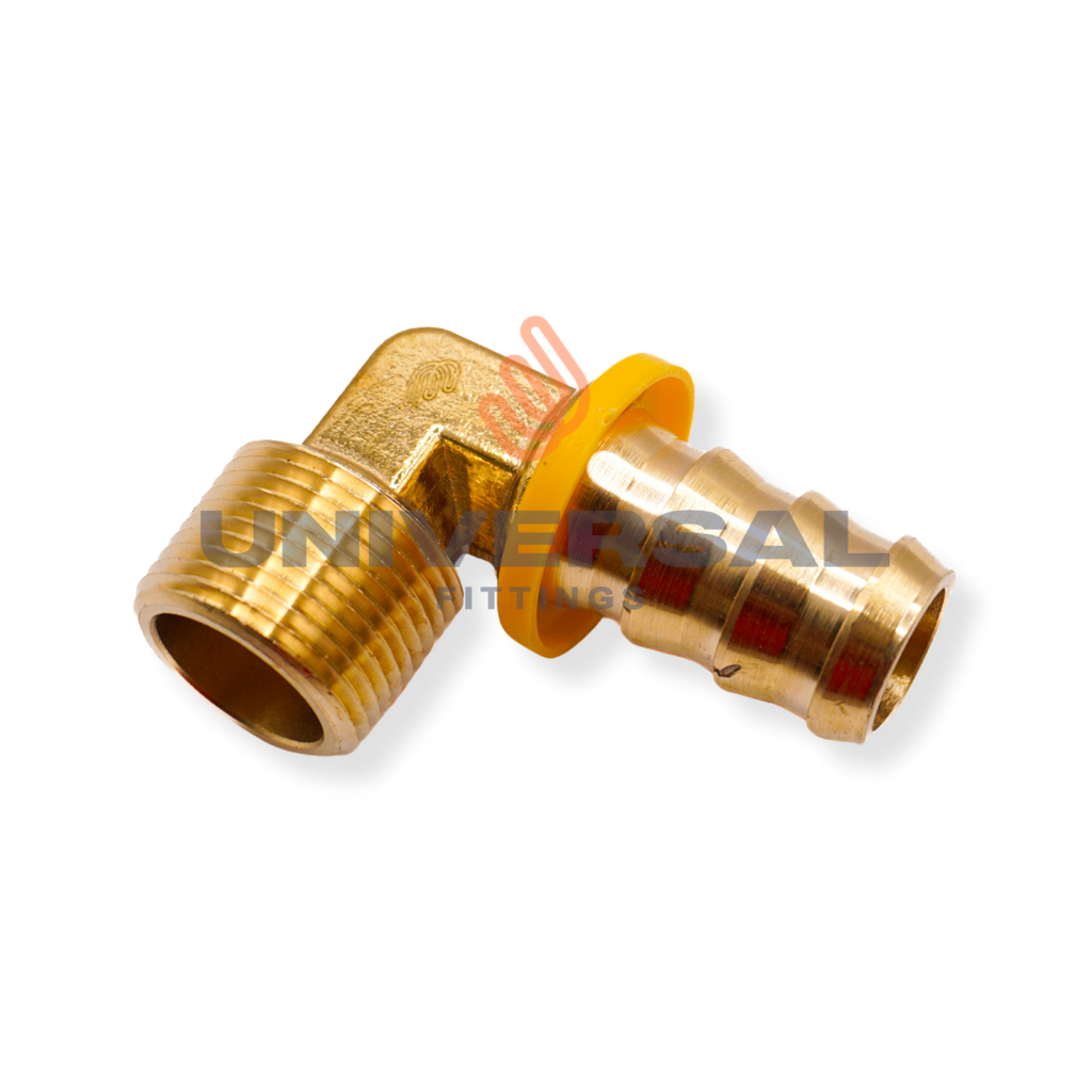12LOC-8RMP90 Codo 90º Espiga Manguera 3/4" x 1/2" Macho NPT | UNIVERSAL FITTINGS